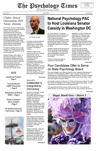 The Psychology Times, Vol 10 No 3 - The Psychology Times