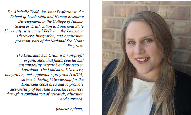 LSU's Dr. Todd, Creativity Expert, Named to National Sea Grant Program ...